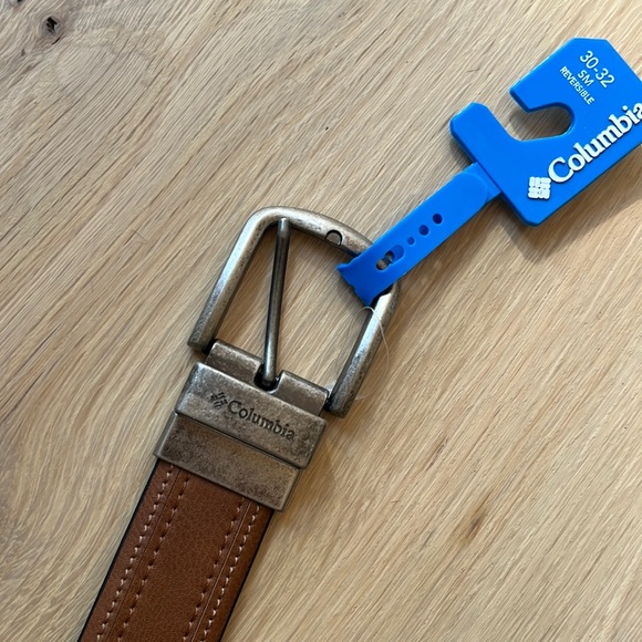 Columbia | Accessories | Nwt Mens Columbia Reversible Leather Belt ...
